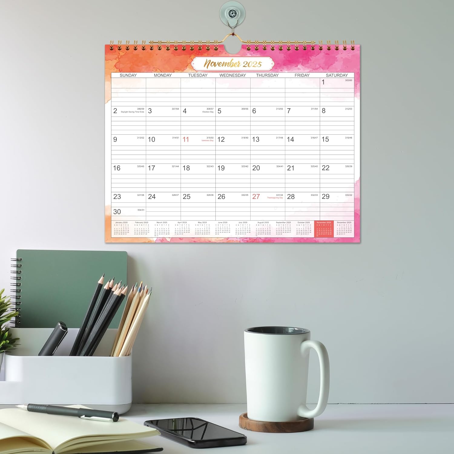 2025 Calendar - 2025 Wall Calendar 12 Months, from Barbados | Ubuy