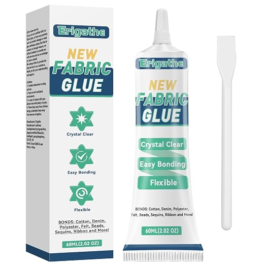 Amazon.com: Permanent Fabric Glue - Liquid Stitch Adhesive for Clothing ...