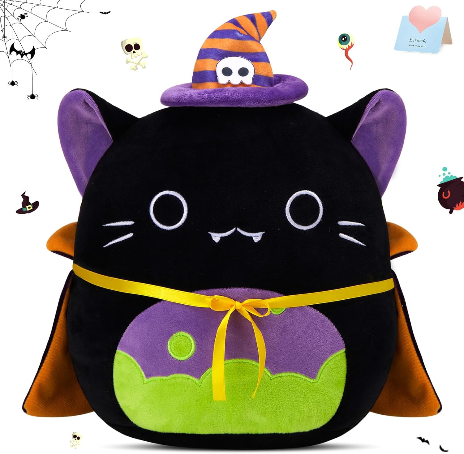 Amazon.com: 13" Cat Plush Stuffed Animals Plushie Original Squishy ...