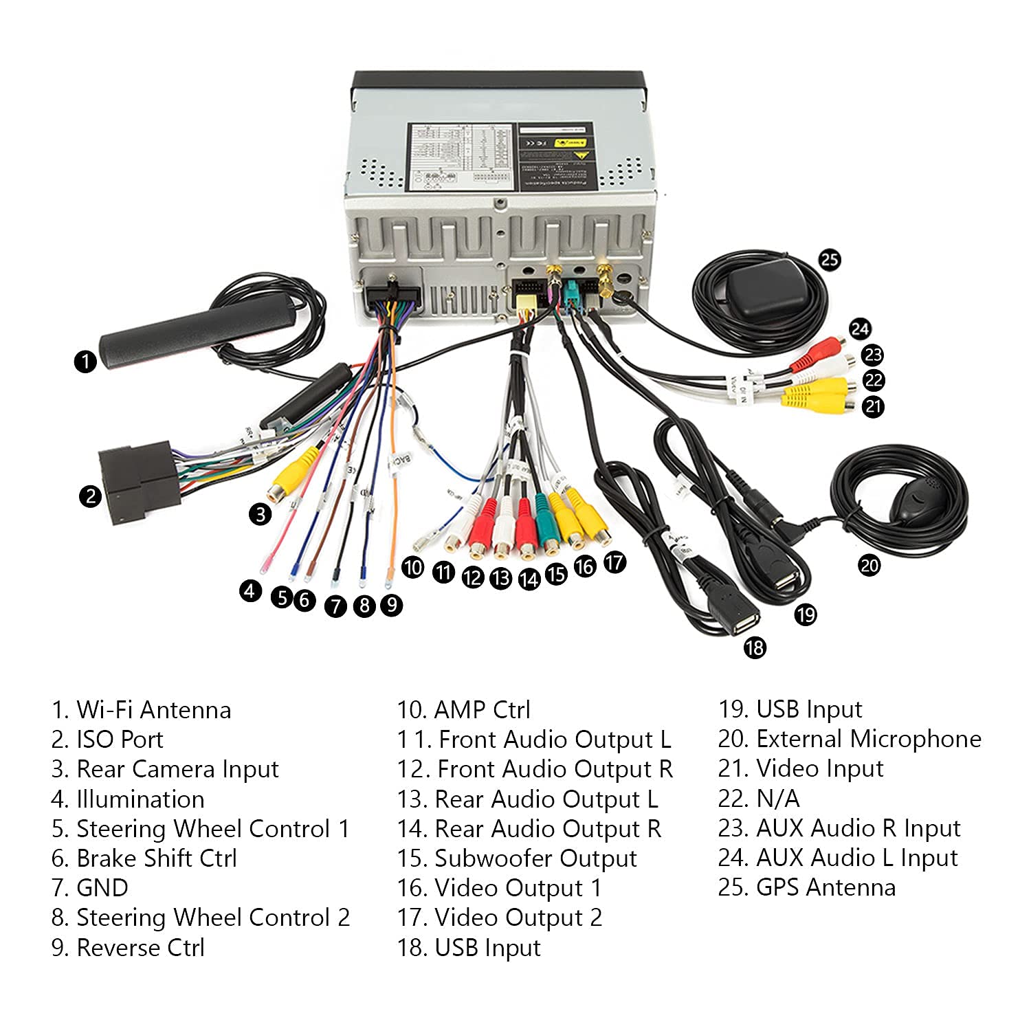 2021 Autumn New Double Din Car Stereo, Android Head Unit Built-in DSP ...