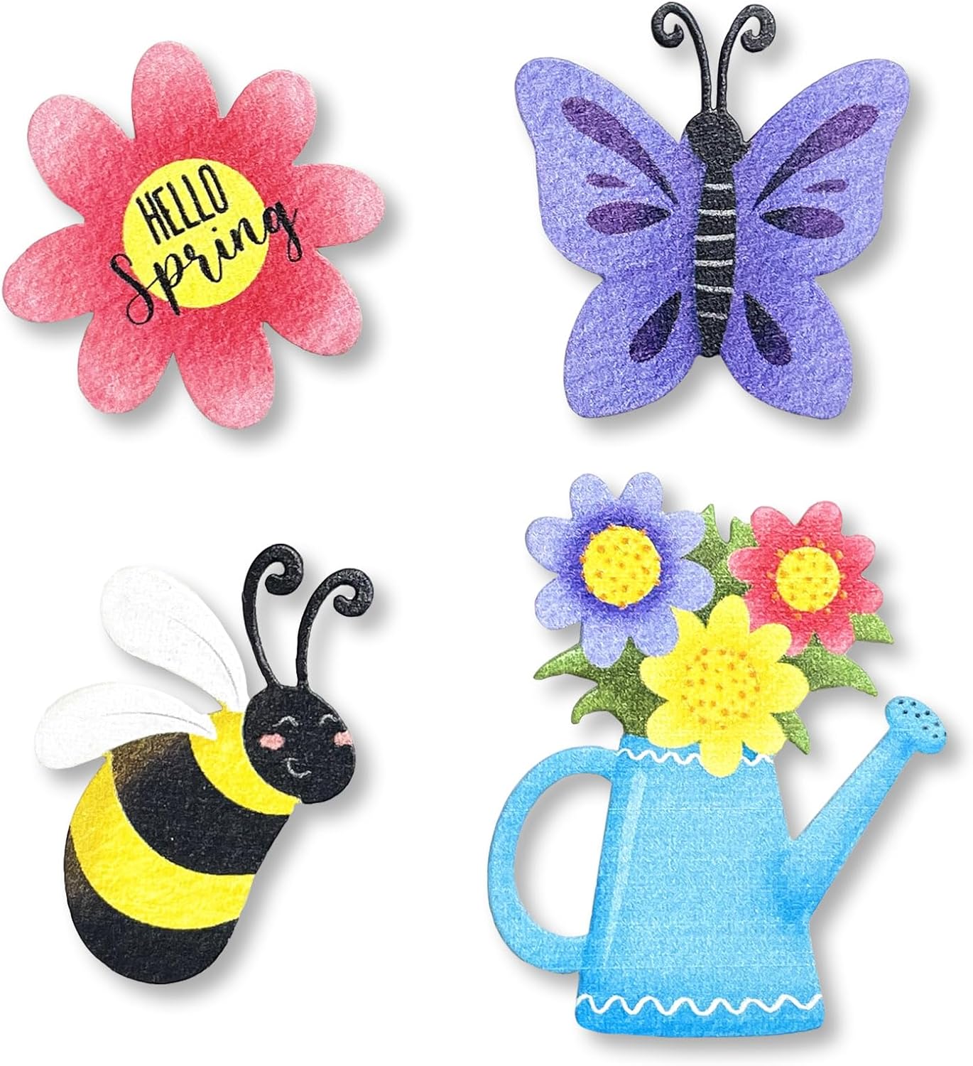 Amazon.com: Roeda Brighten Your Life 22041m Hello Spring Combo Set of 4 ...