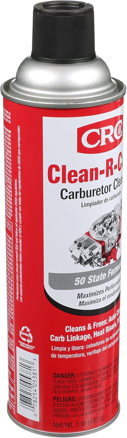 Amazon.com: CRC Clean-R-Carb Carburetor Cleaner (50 State Formula), 16 ...