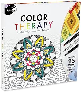 Amazon.com: Spice Box Books Sketch Plus Deluxe Meditative Coloring Book ...
