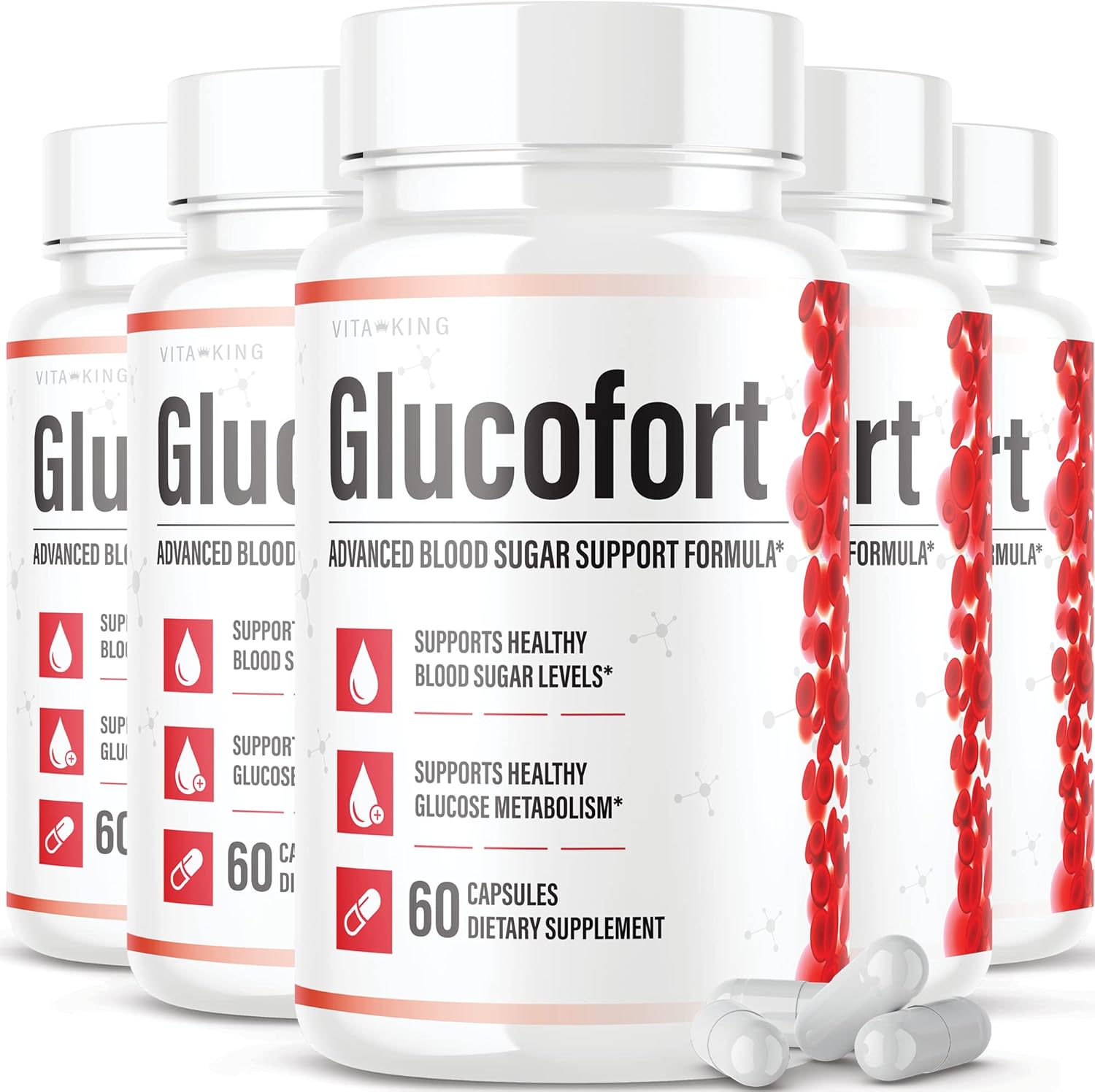 Amazon.com: Vitaking (Official) Glucofort Supplement Support ...