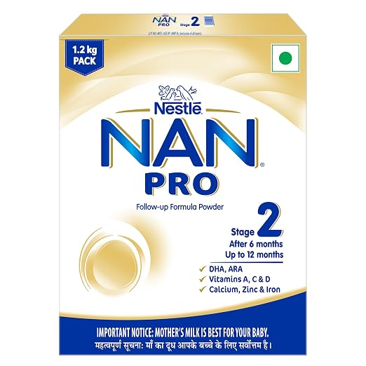 Buy Nestlé NAN PRO Stage 2, 1.2kg, Follow-Up Formula Milk Powder for ...