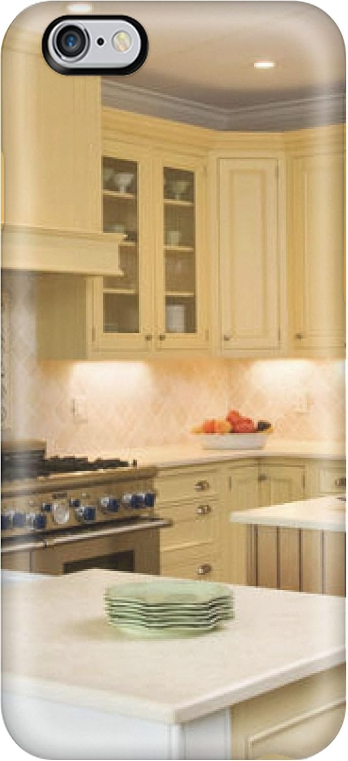 Amazon.com: For Iphone Case, High Quality Traditional Kitchen With Pale ...