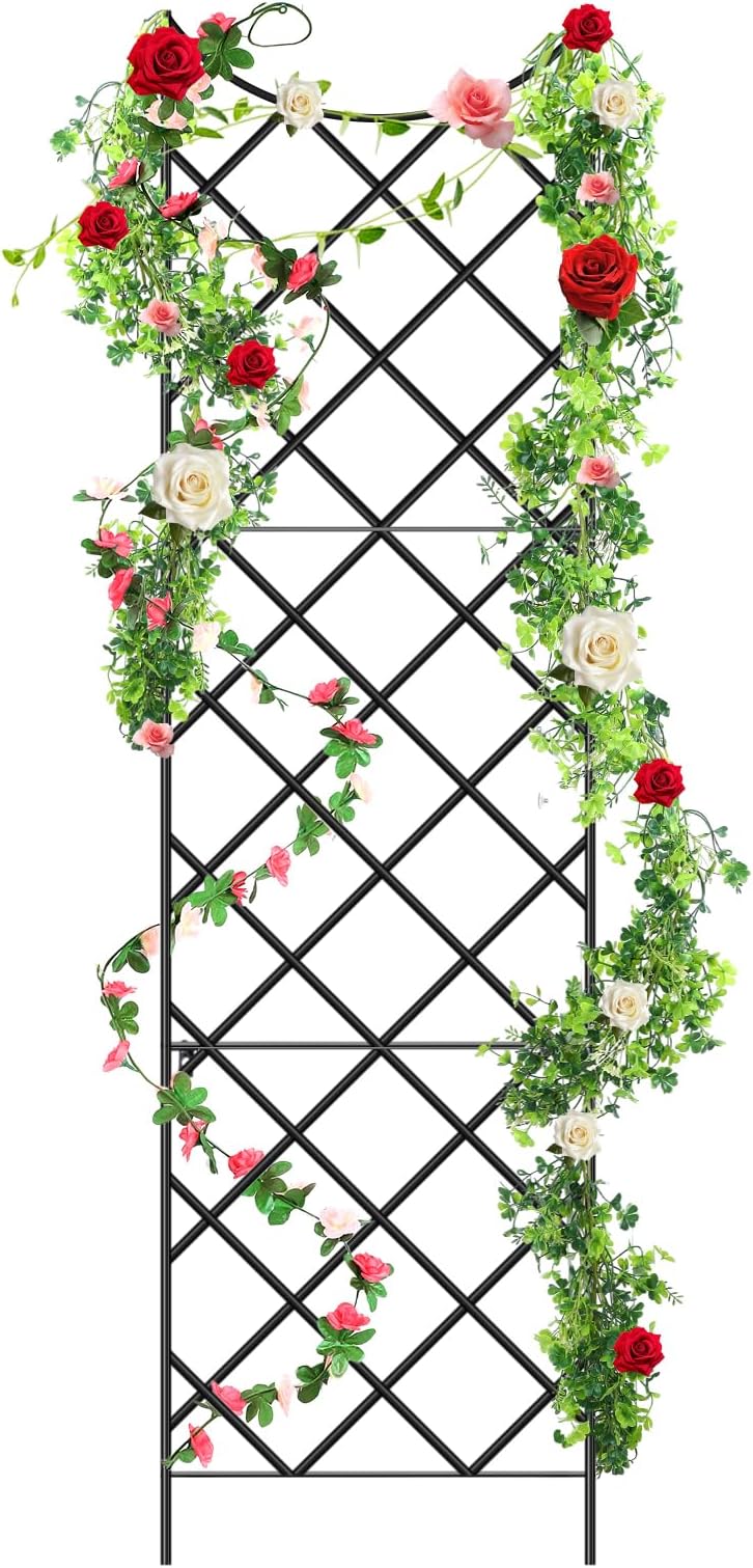 Amazon.com : Giant Trellis, 108" High (9' Tall) by 28" Wide, Set of 3 ...