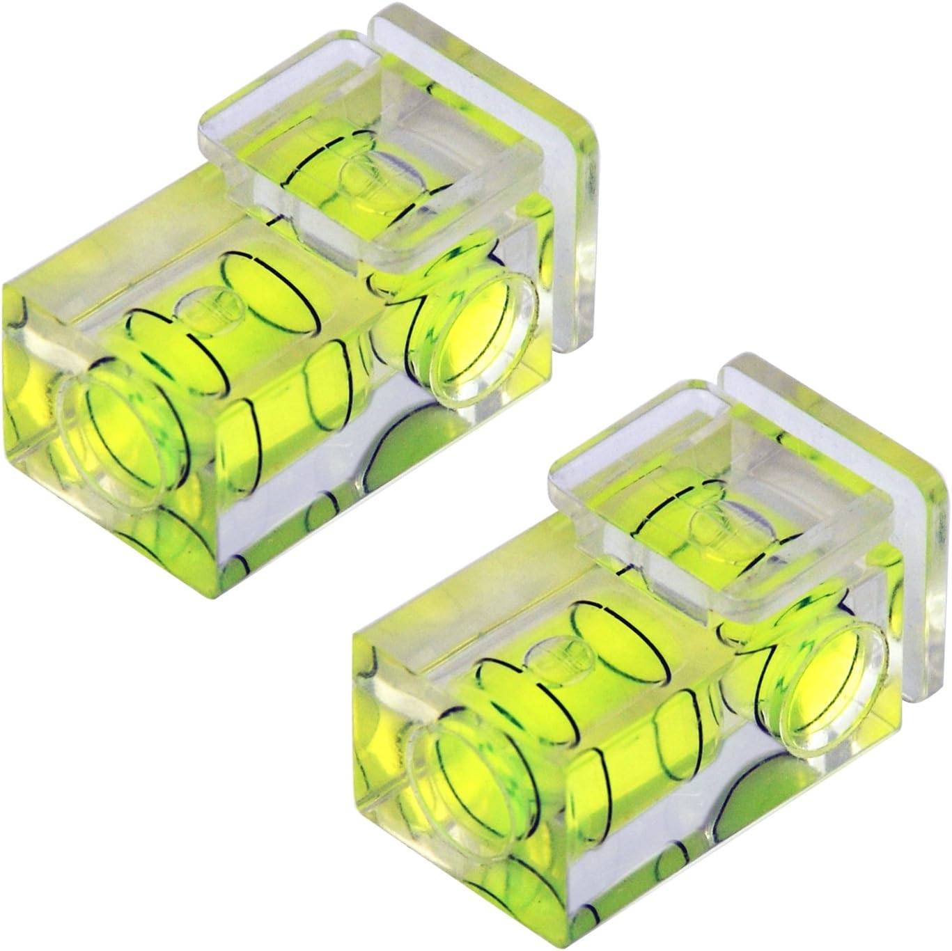 TRIXES 2x Hot shoe camera double spirit level two axis (2-axis) – BigaMart