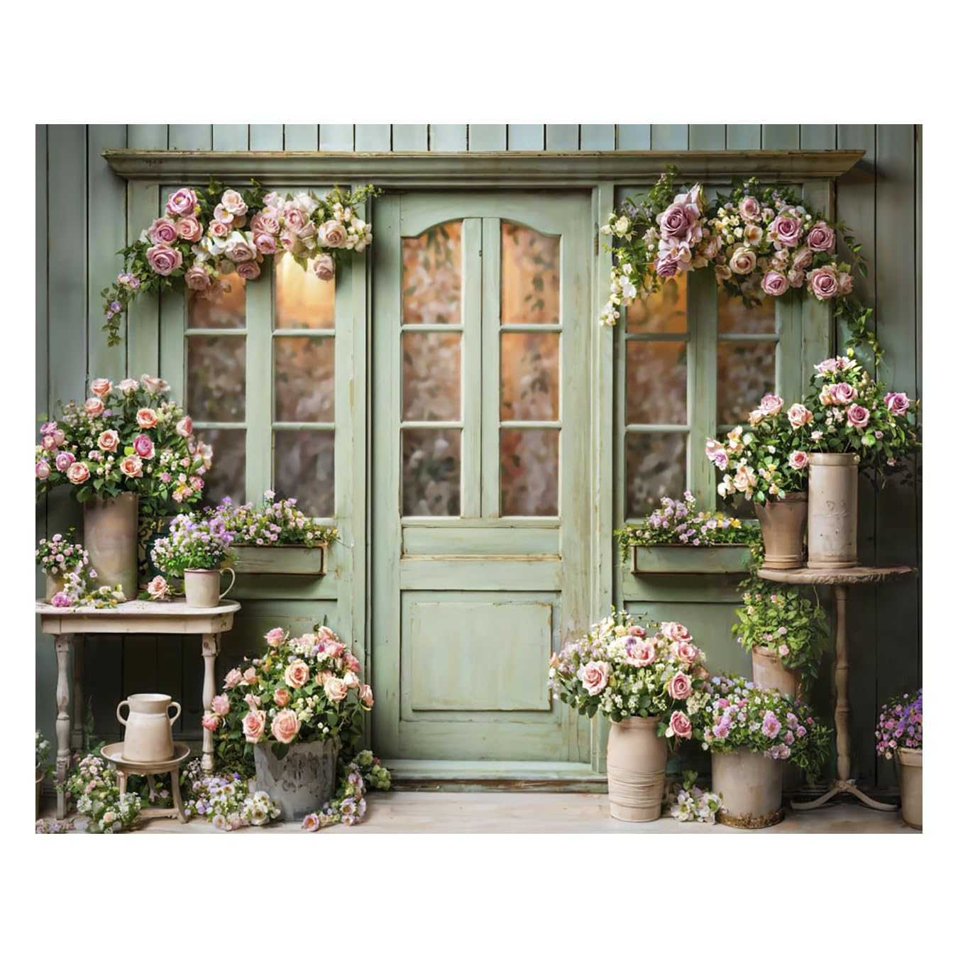 Amazon.com : Kate 10x8ft Spring Pink Flowers Backdrops for Photography ...