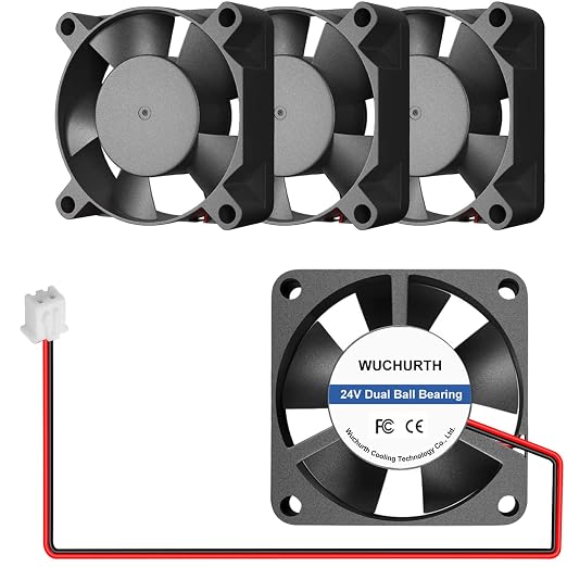 Amazon.com: 4 Pack 3010 Fan 24V Dual Ball Bearing, Low Noise Strong Air ...