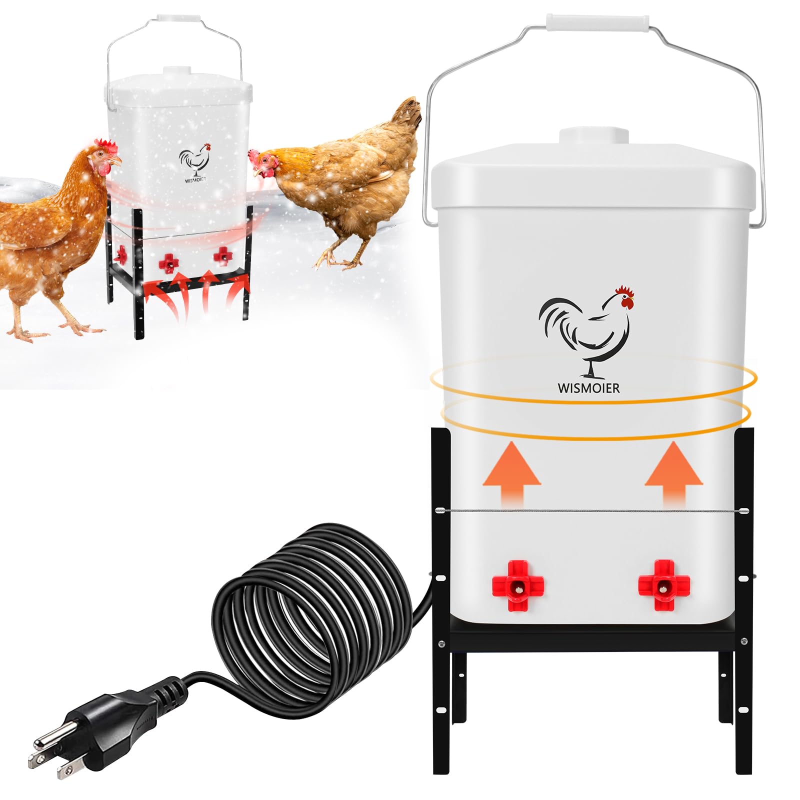 Heated Water Buckets For Chickens