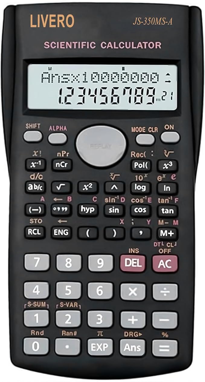 JS-82MS-A Handheld Multi-Function 2-Line Display Digital LCD Scientific ...