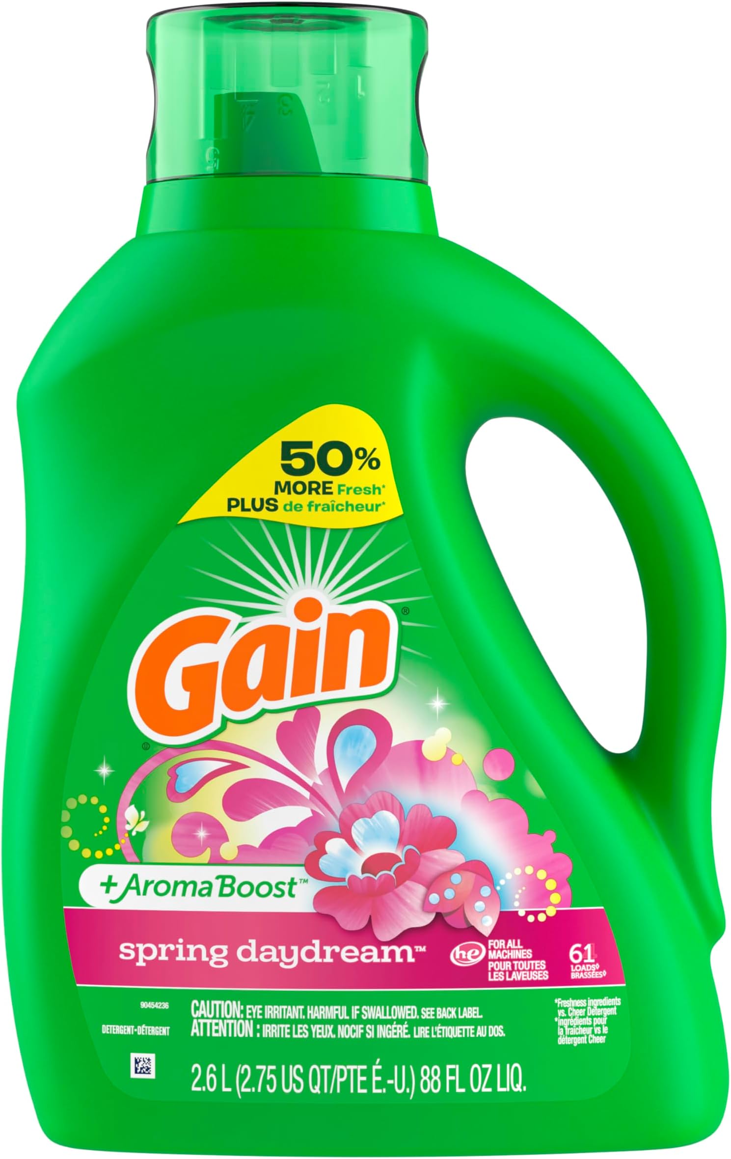 Amazon.com: Gain + Aroma Boost Laundry Detergent Liquid Soap, Island ...