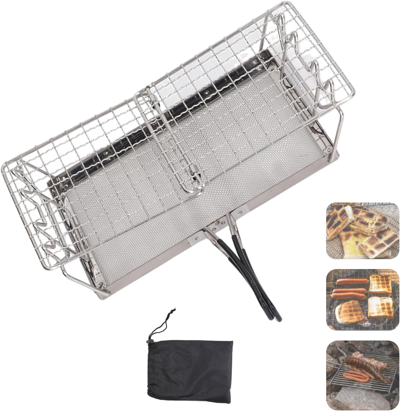 Amazon.com: Camping Toaster, Foldable Portable Durable Wearable ...