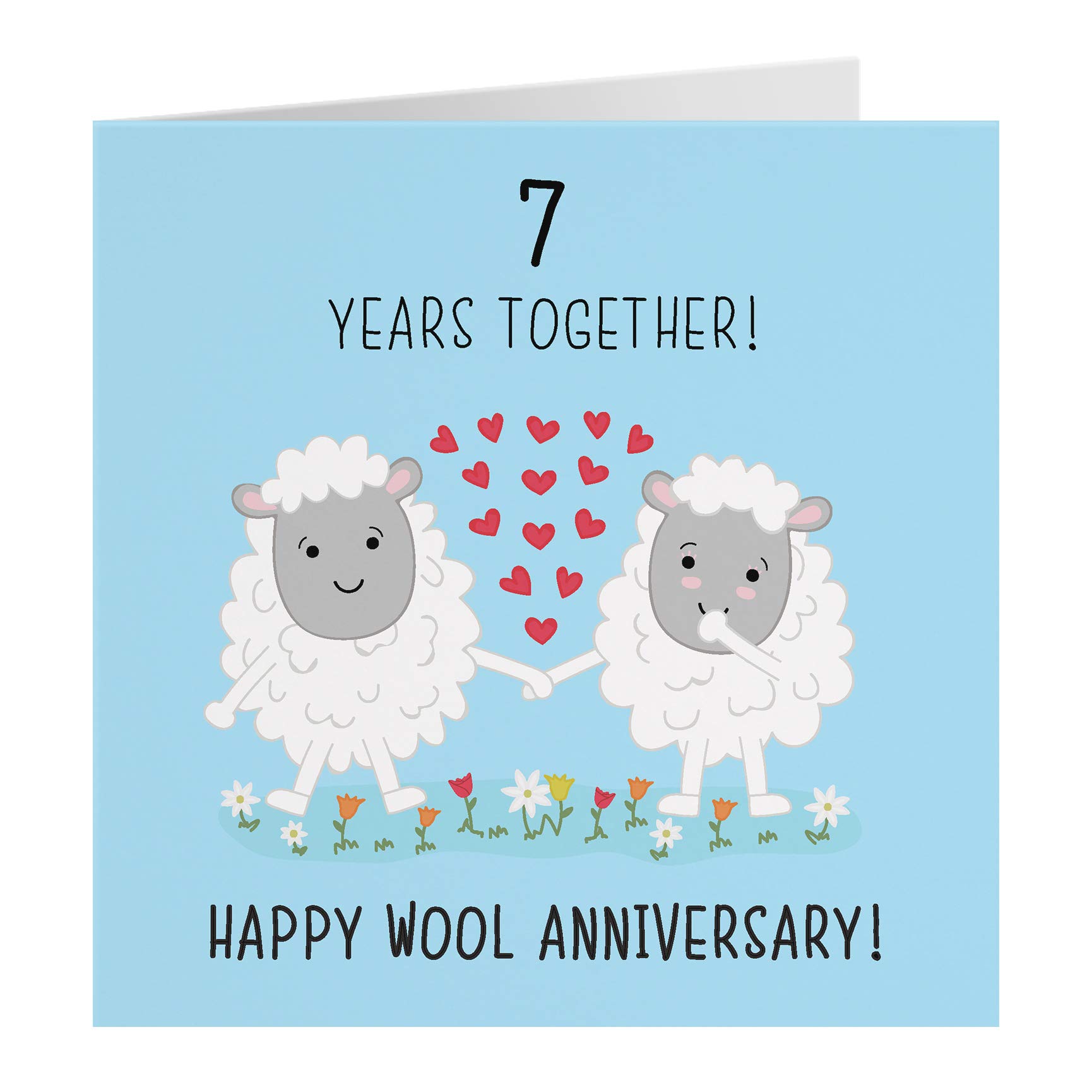 Buy 7th Wedding Anniversary Card Wool Anniversary Iconic Collection