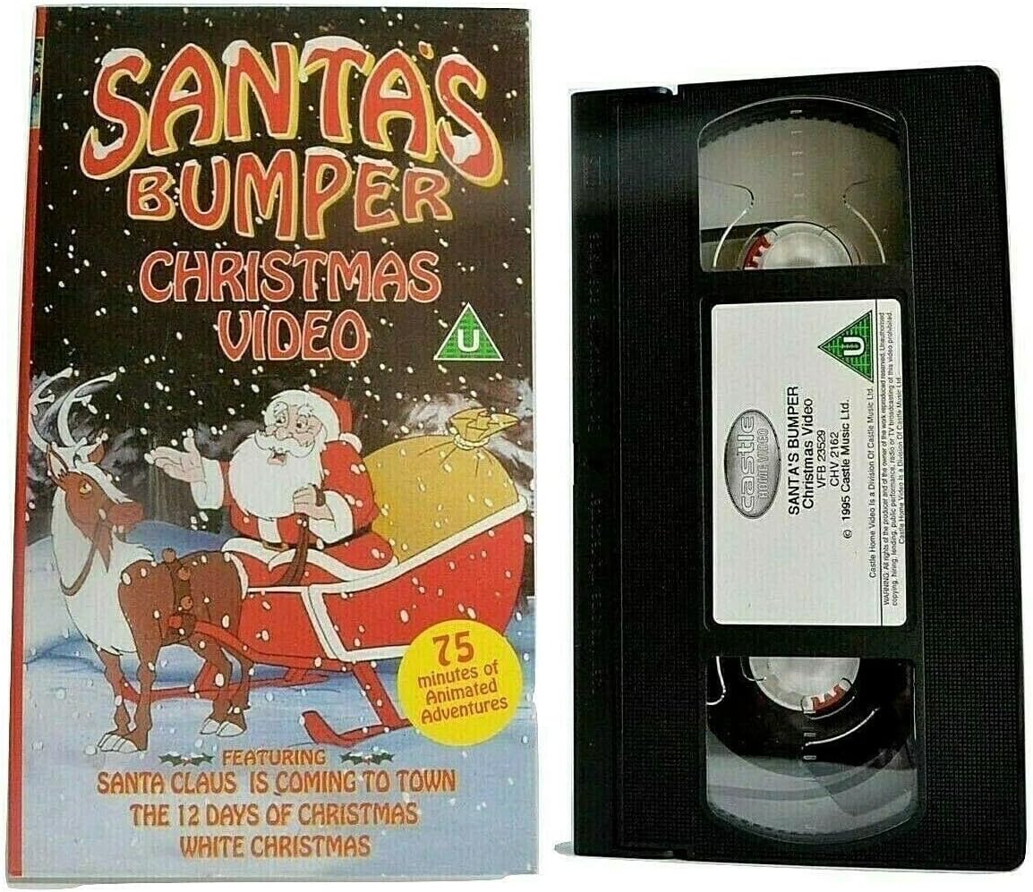Santa's Bumper Christmas Video [VHS] : Amazon.co.uk: DVD & Blu-ray