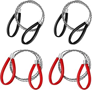 Amazon.com : Stainless Steel Cable Saw, 4 PCS Mini Camping Saws ...