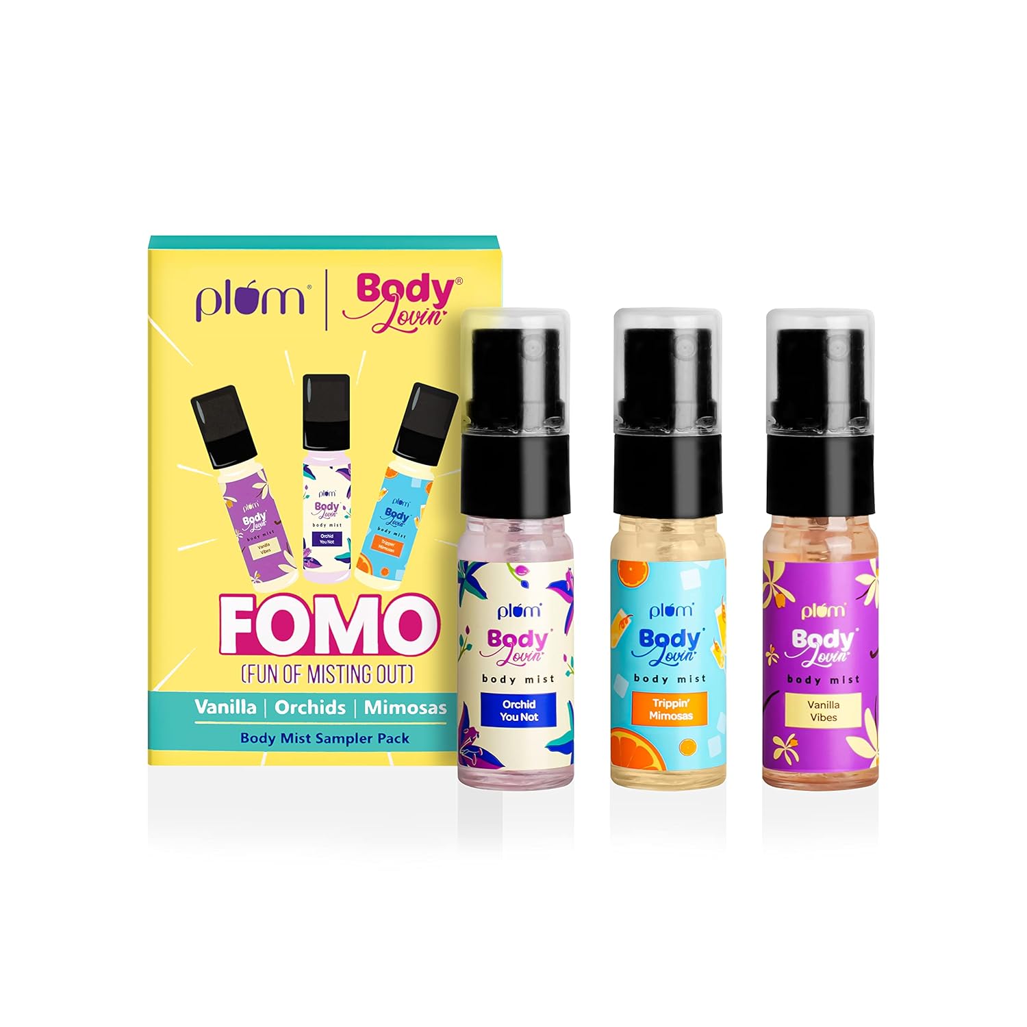 Buy Plum BodyLovin' Bestsellin’ Body Mists Pack | 5 ml Body Mists ...
