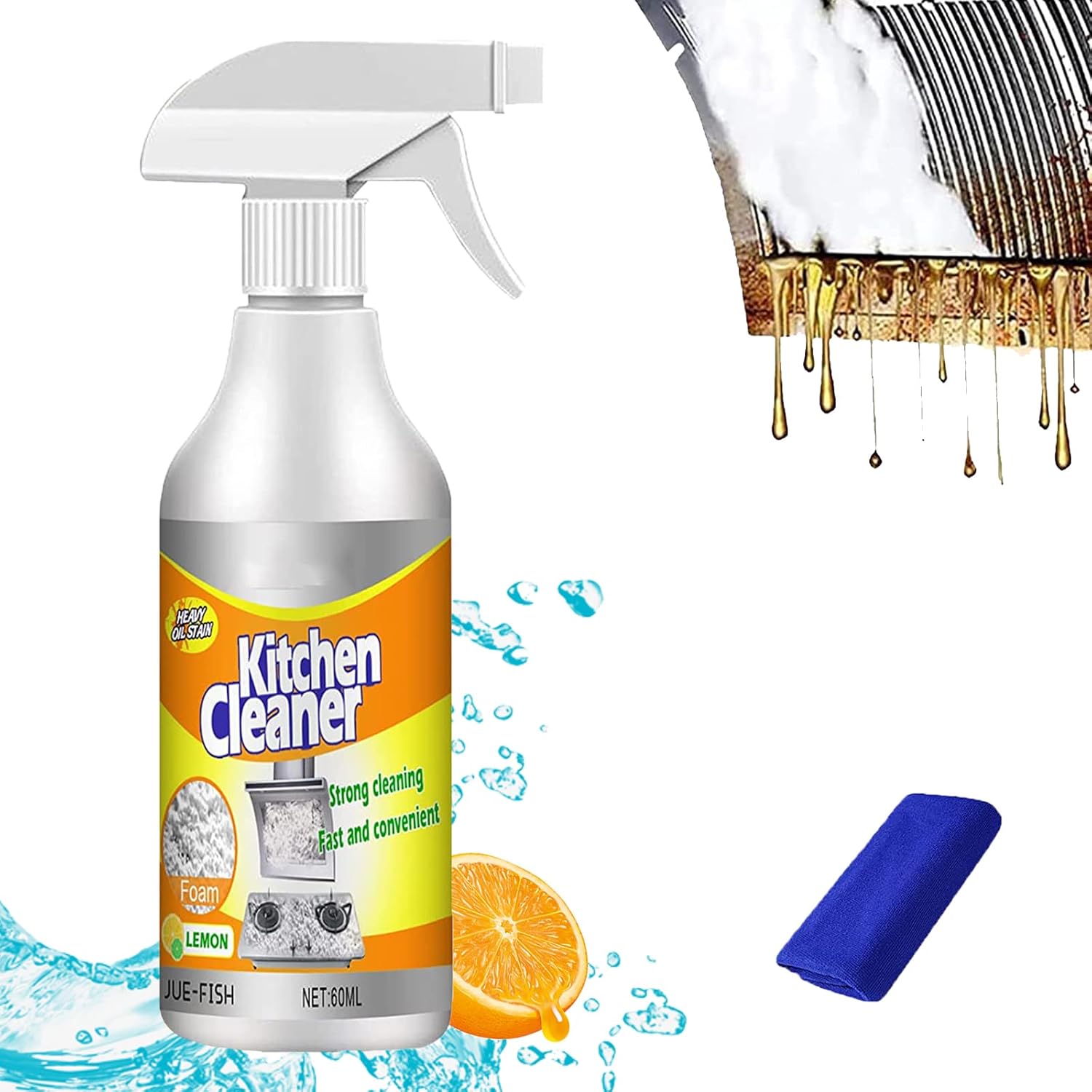 Amazon.com: DENGWANG All-Purpose Kitchen Pots And Pan Cleaner, Car ...