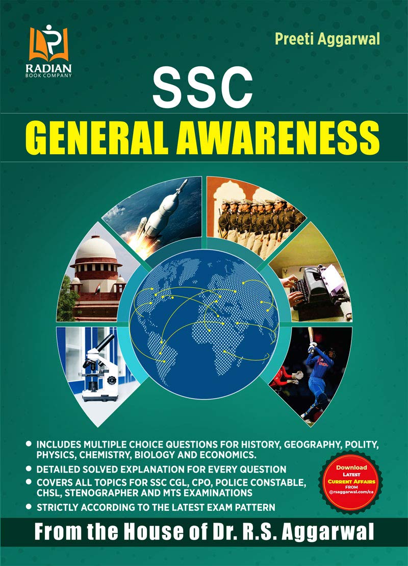 SSC General Awareness Book From The House of RS Aggarwal: Preeti ...