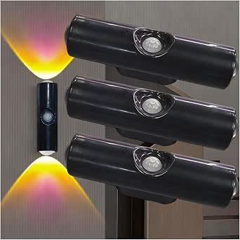 Rechargeable Smart LED Motion Sensor Ambient Light, 3/7Colors Punch ...