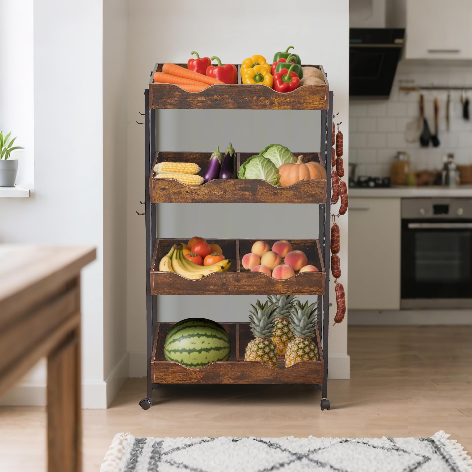 Indoor Country Vegetable Stand Farmers' Markets Across America