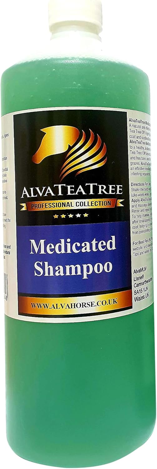AlvaHorse - ALvaTeaTree - Medicated Shampoo (500 ml) Very Effective ...