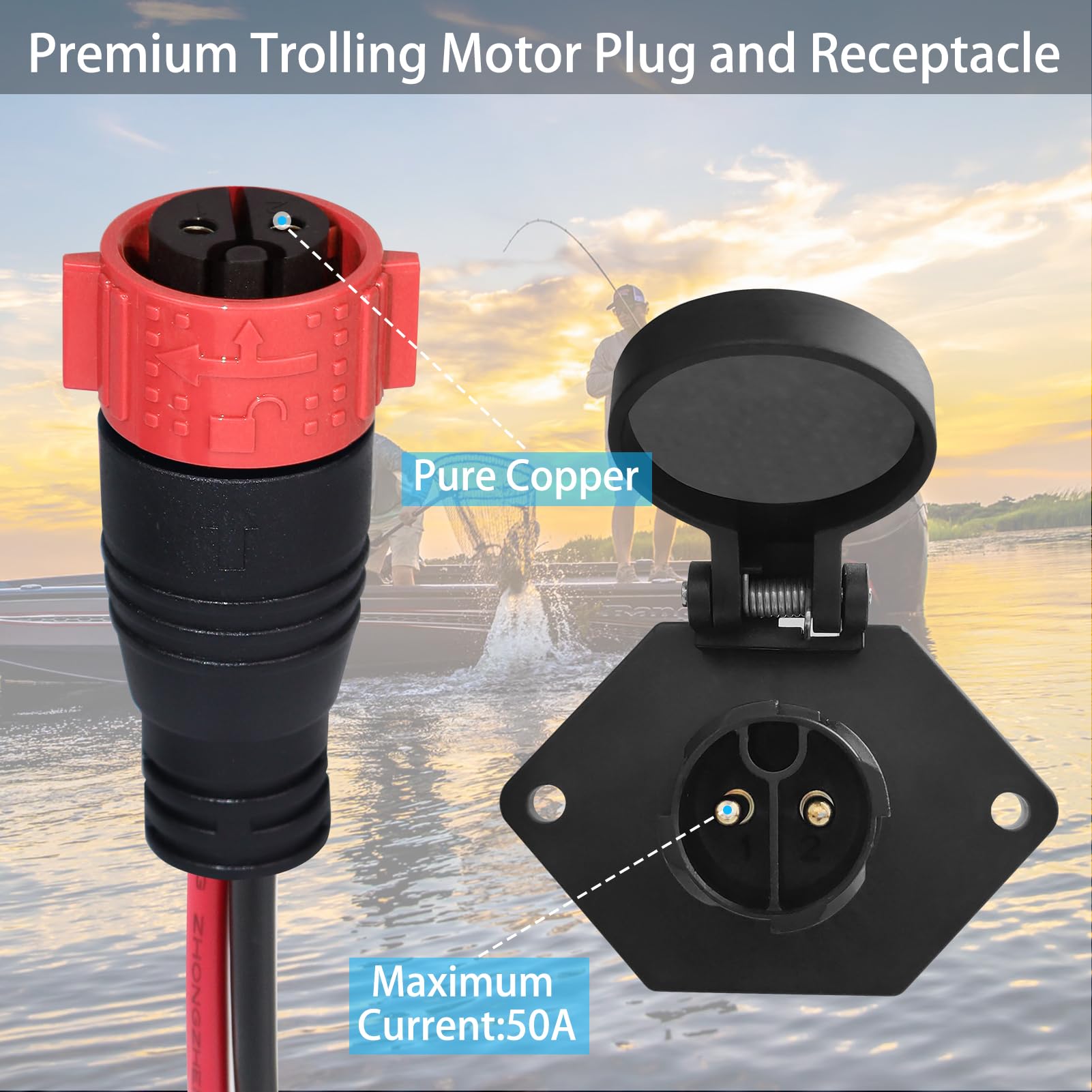 Disney Bubble Wand Rig Rite Marine Trolling Motor Receptacle - V-Groove ...