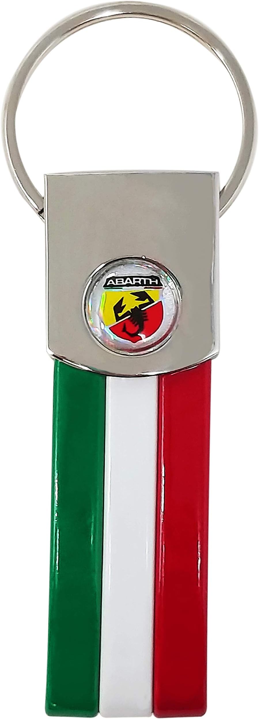 Abarth 21756 Official Key Ring Logo, Red : Amazon.co.uk: Fashion