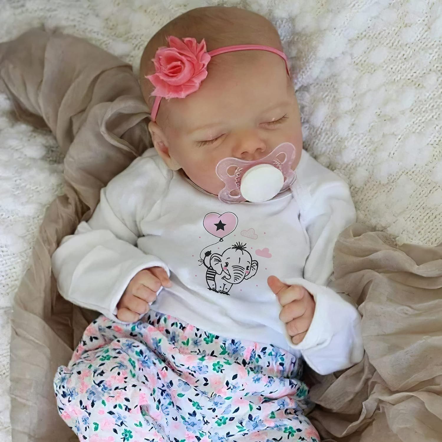 Amazon.com: JIZHI Lifelike Reborn Baby Dolls - 17-Inch Baby Soft Body ...