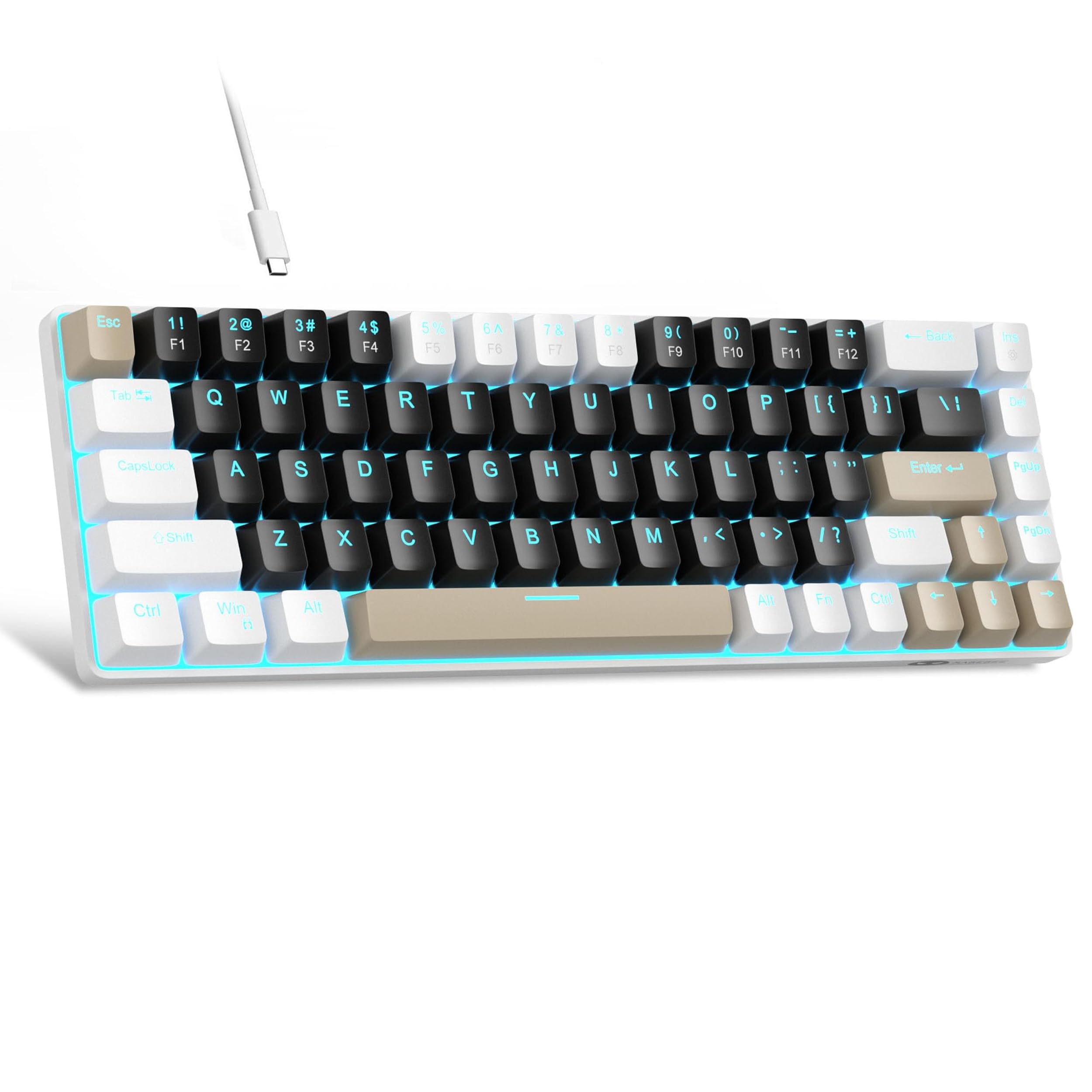 Snapklik.com : MageGee Portable 60% Mechanical Gaming Keyboard, MK-Box ...