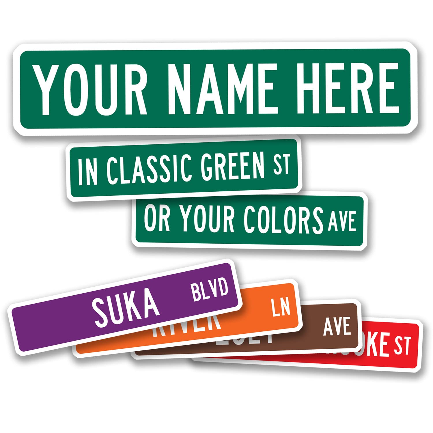 Personalized Street Signs