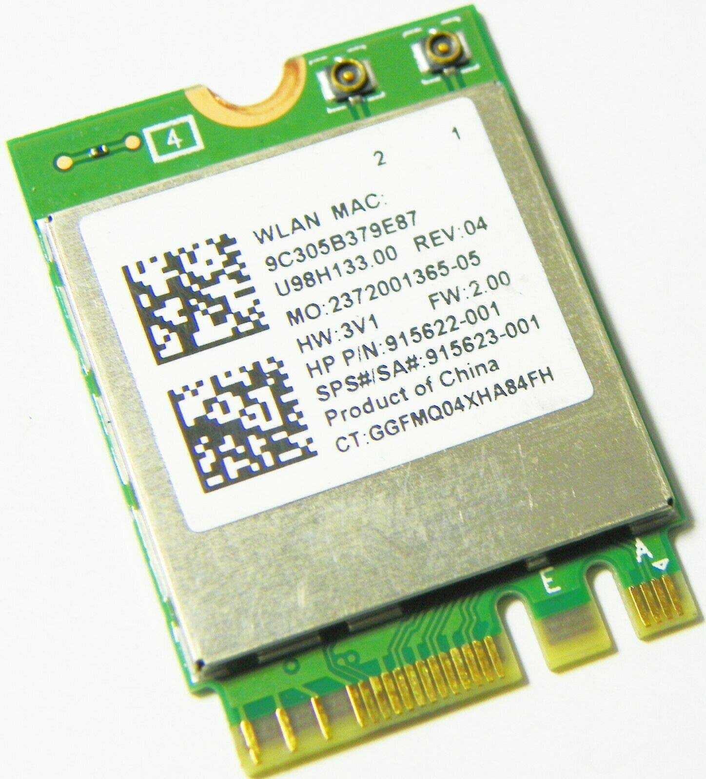Amazon.com: New Genuine WiFi for HP WLAN RT Cartier AC 2x2 915623-001 ...