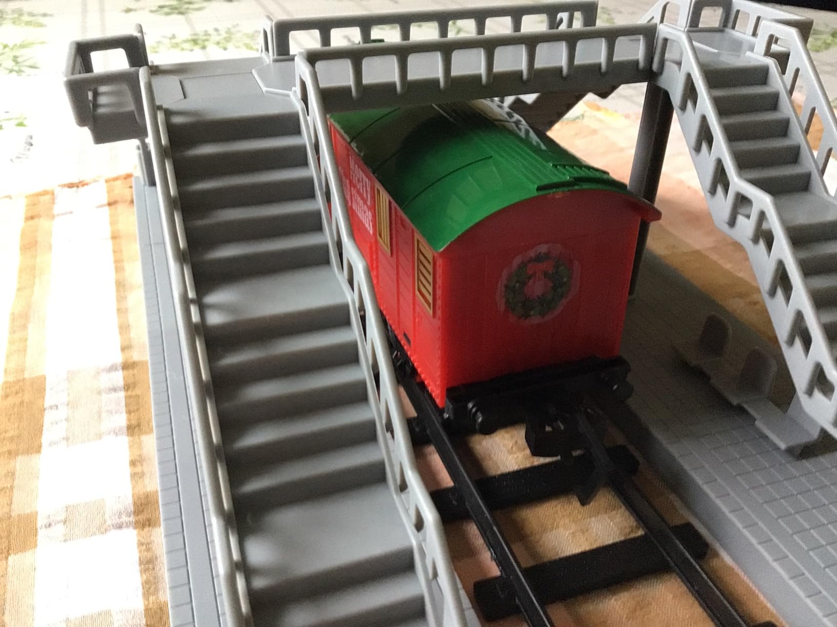 ibasenice 1 Set Railway Scenery Overhead Footbridge Footbridge Model ...