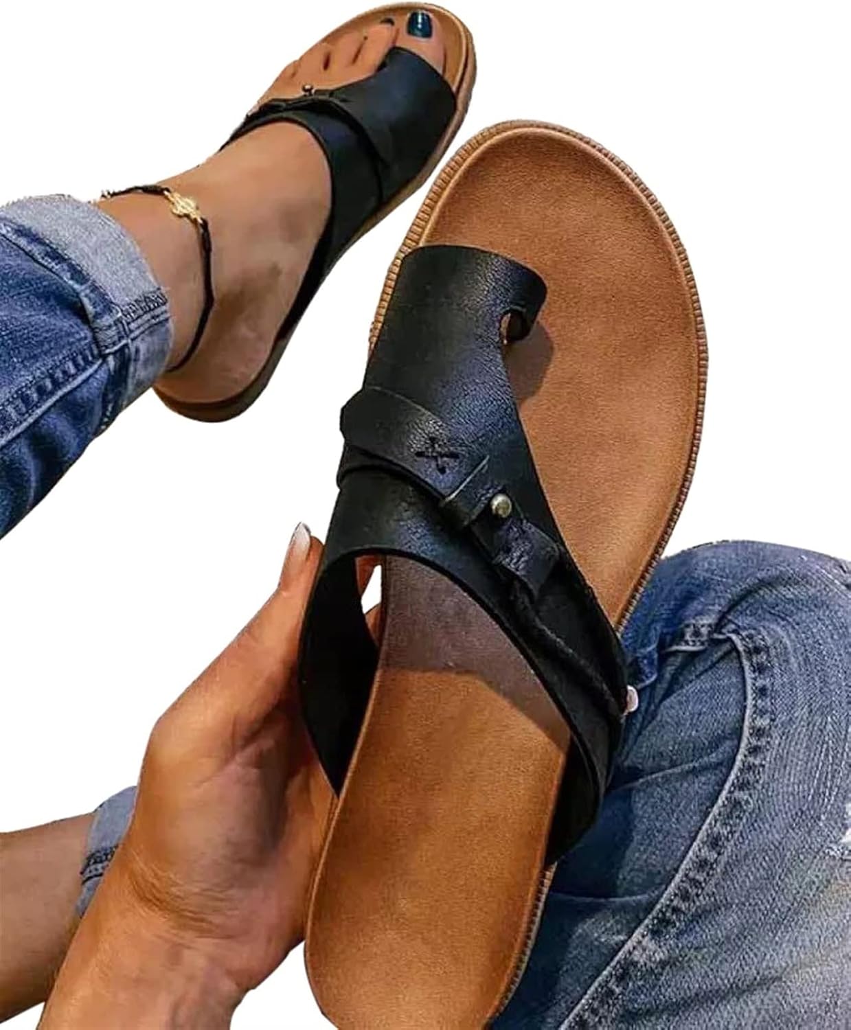 Amazon.com | LIZAL Women Bunion Correcting Sandals Summer Bohemian ...