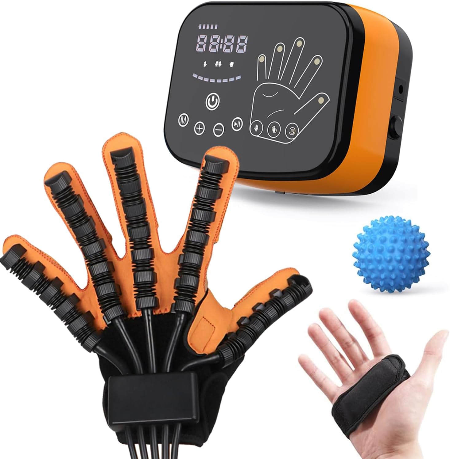 Amazon.com: CANNABMALL Hand Rehabilitation Robot Gloves,Stroke Recovery ...