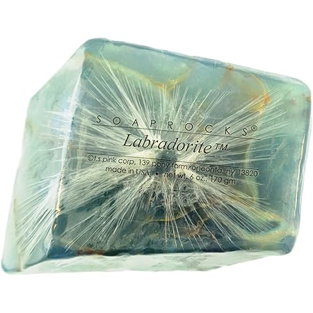 Amazon.com : TS Pink Labradorite SoapRocks - Soap that looks like a ...