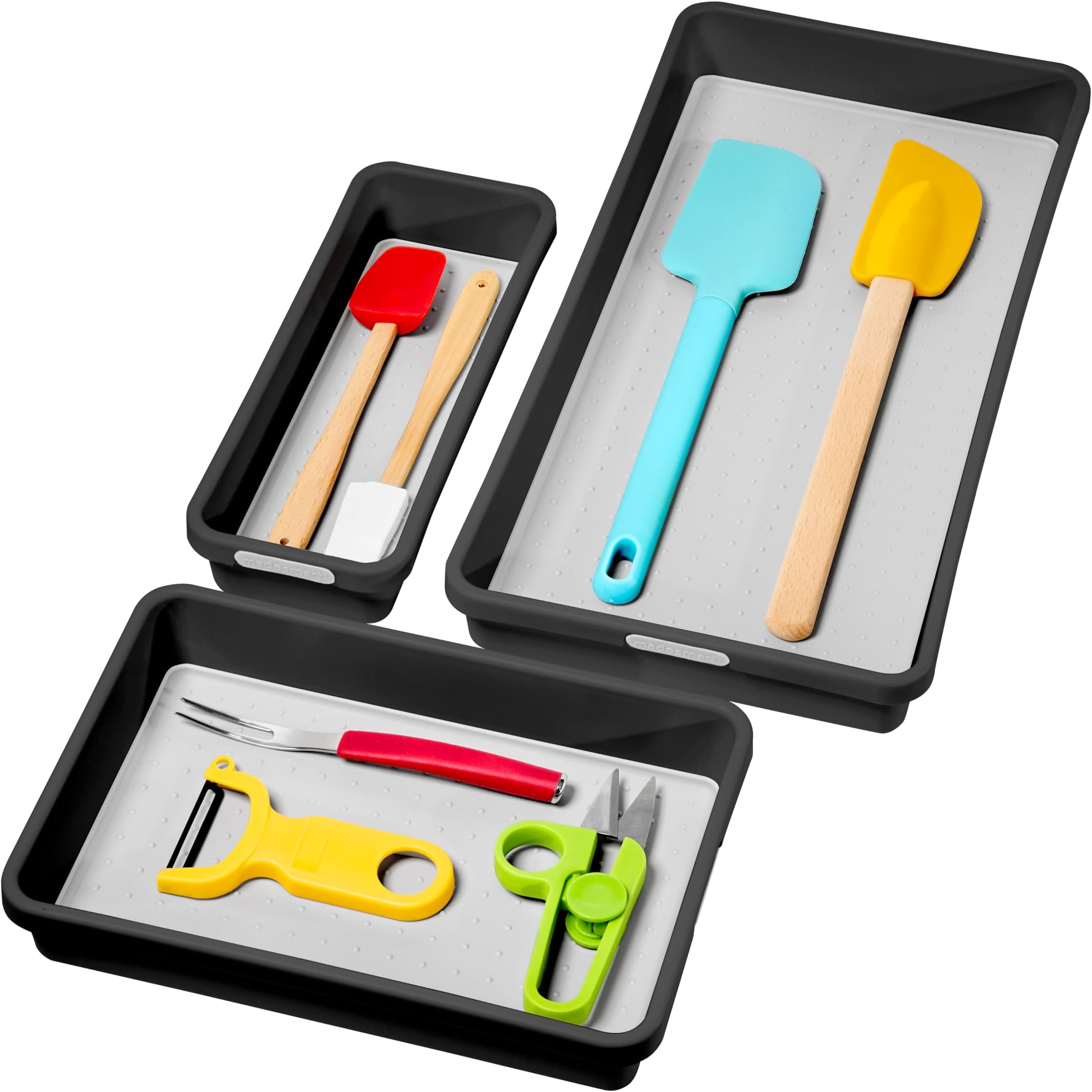 Amazon.com - Rubbermaid No-Slip Interlocking Drawer Organizer, 3-in. x ...