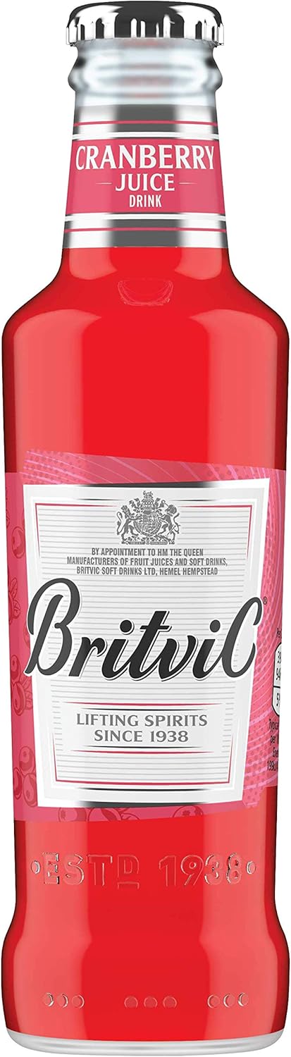 Britvic Cranberry Juice - Expertly Blended Drink - Pack of 24 x 200ml ...