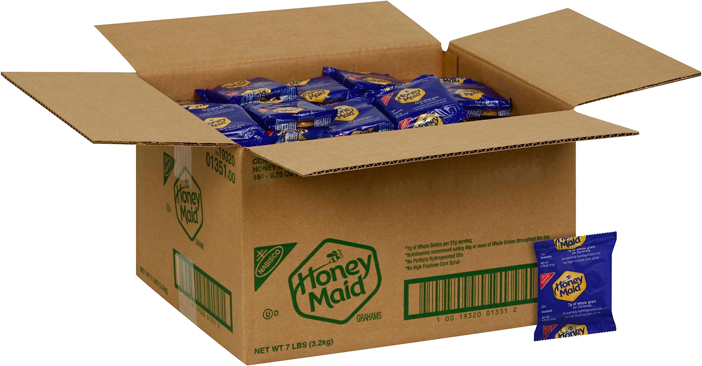 Amazon.com: Honey Maid Graham Crackers, Bulk Lunch Snacks, 150 - .75 oz ...