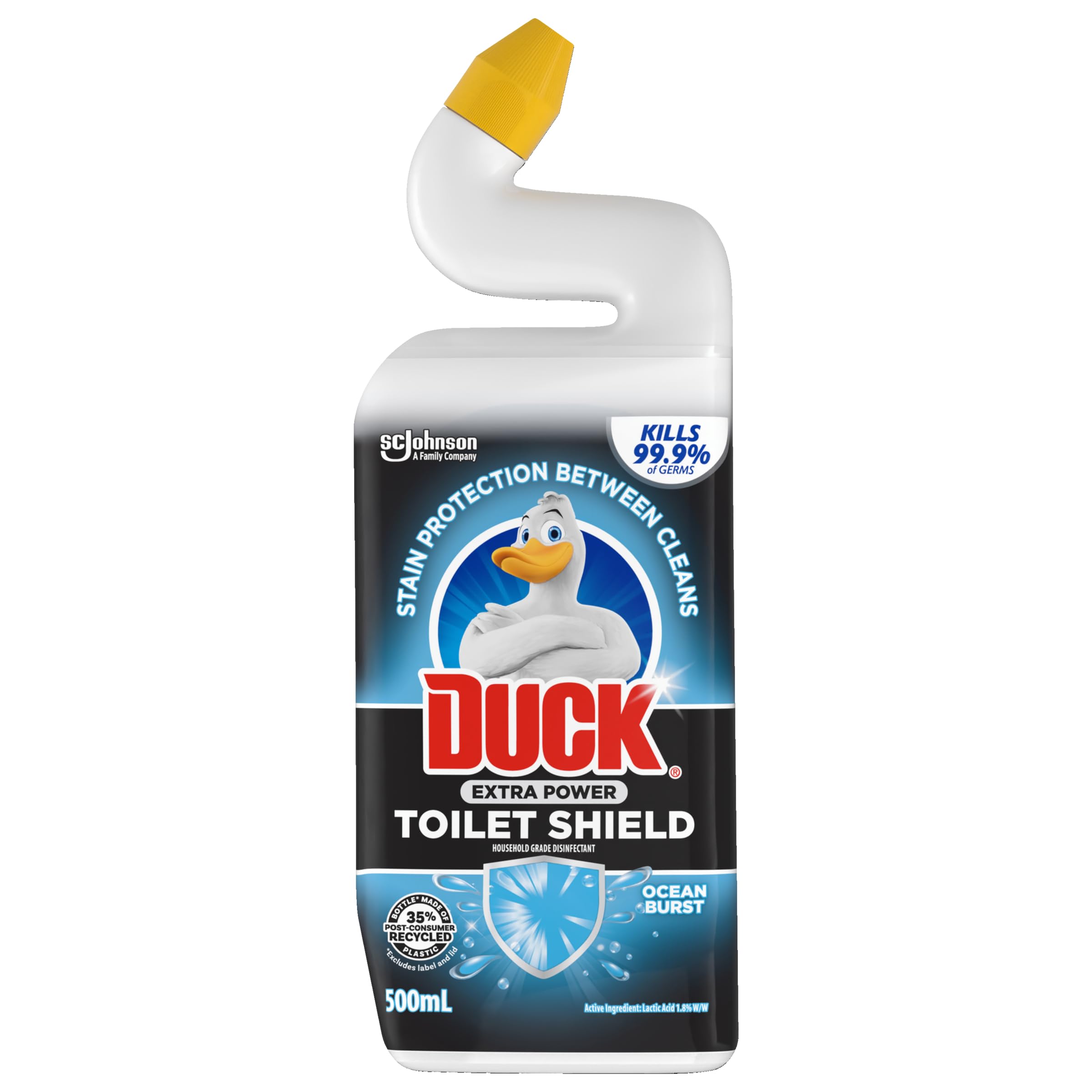 Duck Extra Power Liquid Toilet Cleaner, Stain Remover and Toilet Bowl ...