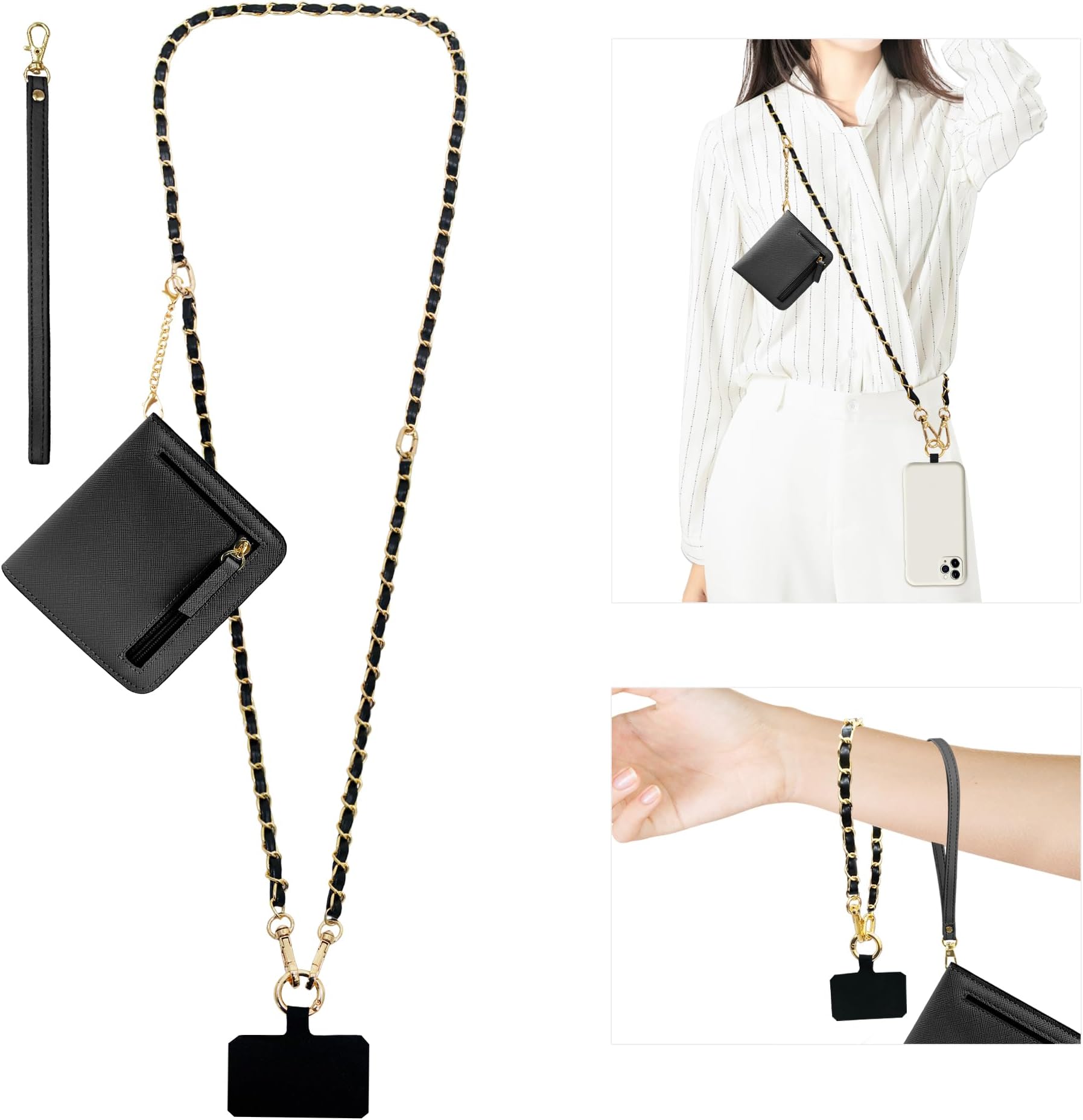 Amazon.com: STOMKIRE Clip And Go Strap for Phone with Wallet Crossbody ...