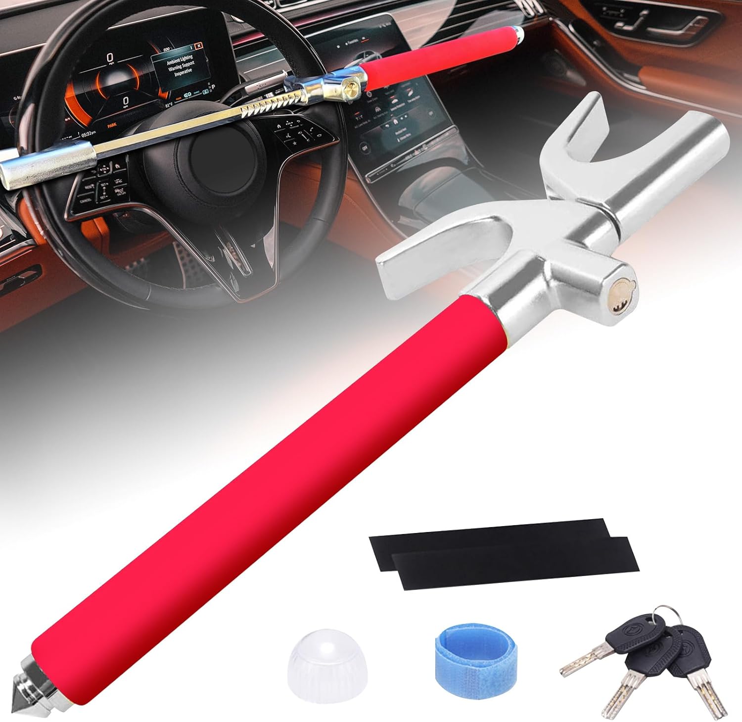 Turnart Steering Wheel Lock Universal Car Lock Anti-Theft Device ...