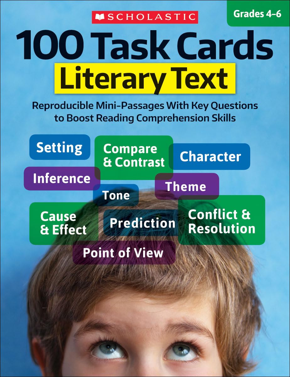 Amazon.com: 100 Task Cards: Literary Text: Reproducible Mini-Passages ...