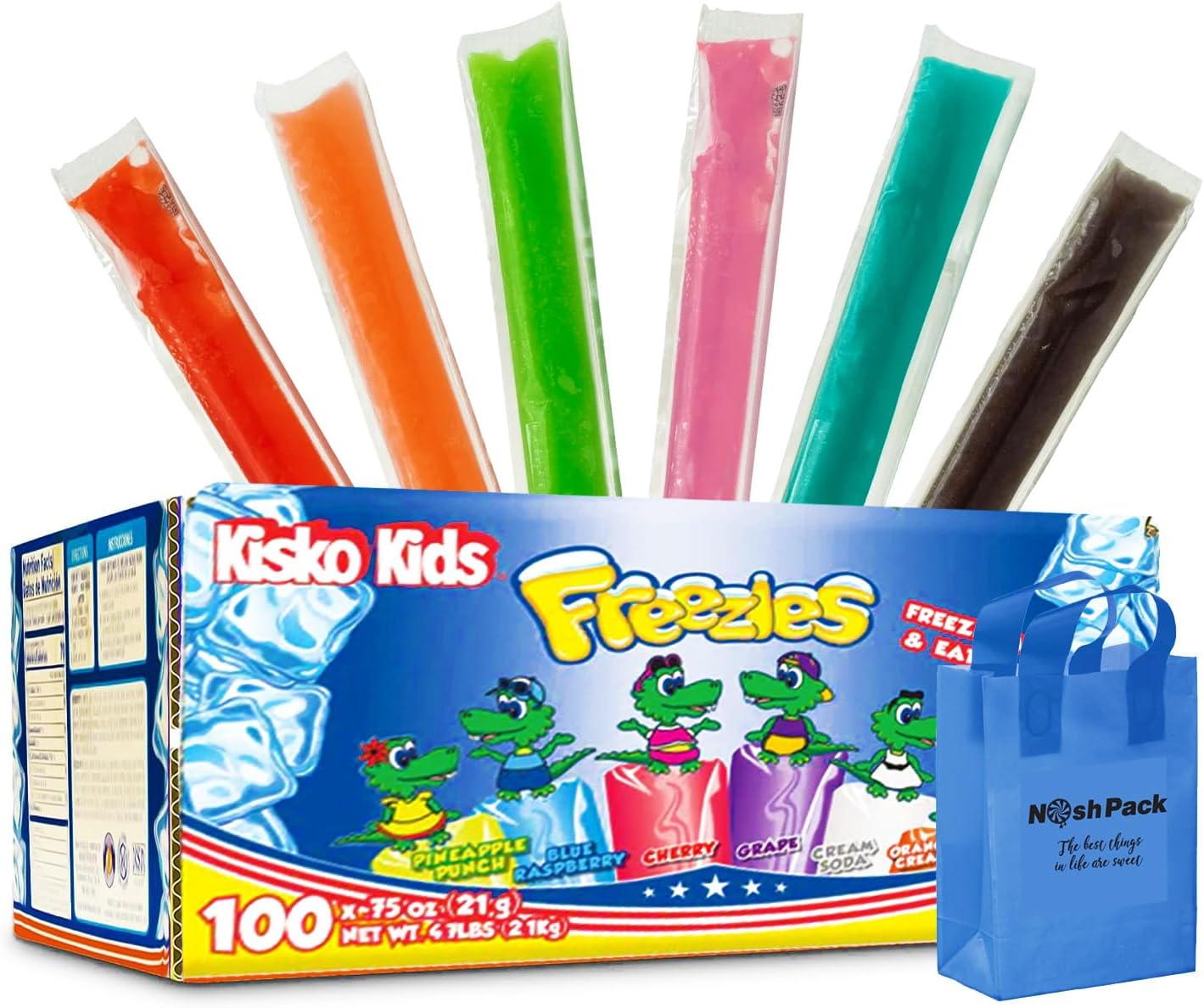 Amazon.com: Flavor Ice Assorted Freezer Pops , 200 CT : Grocery ...