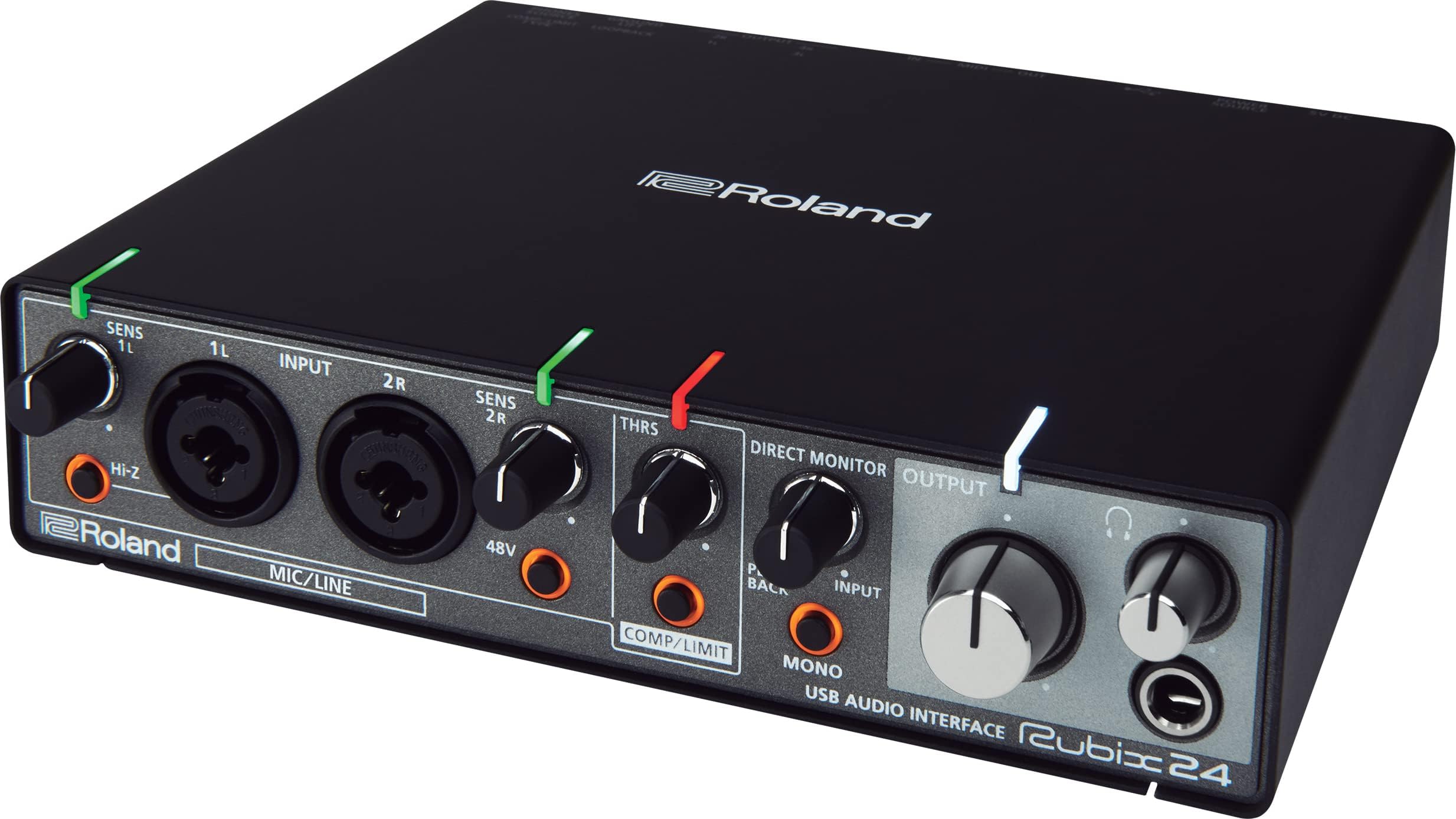 Interface audio USB RUBIX24 Roland, interface haute résolution 2 ...
