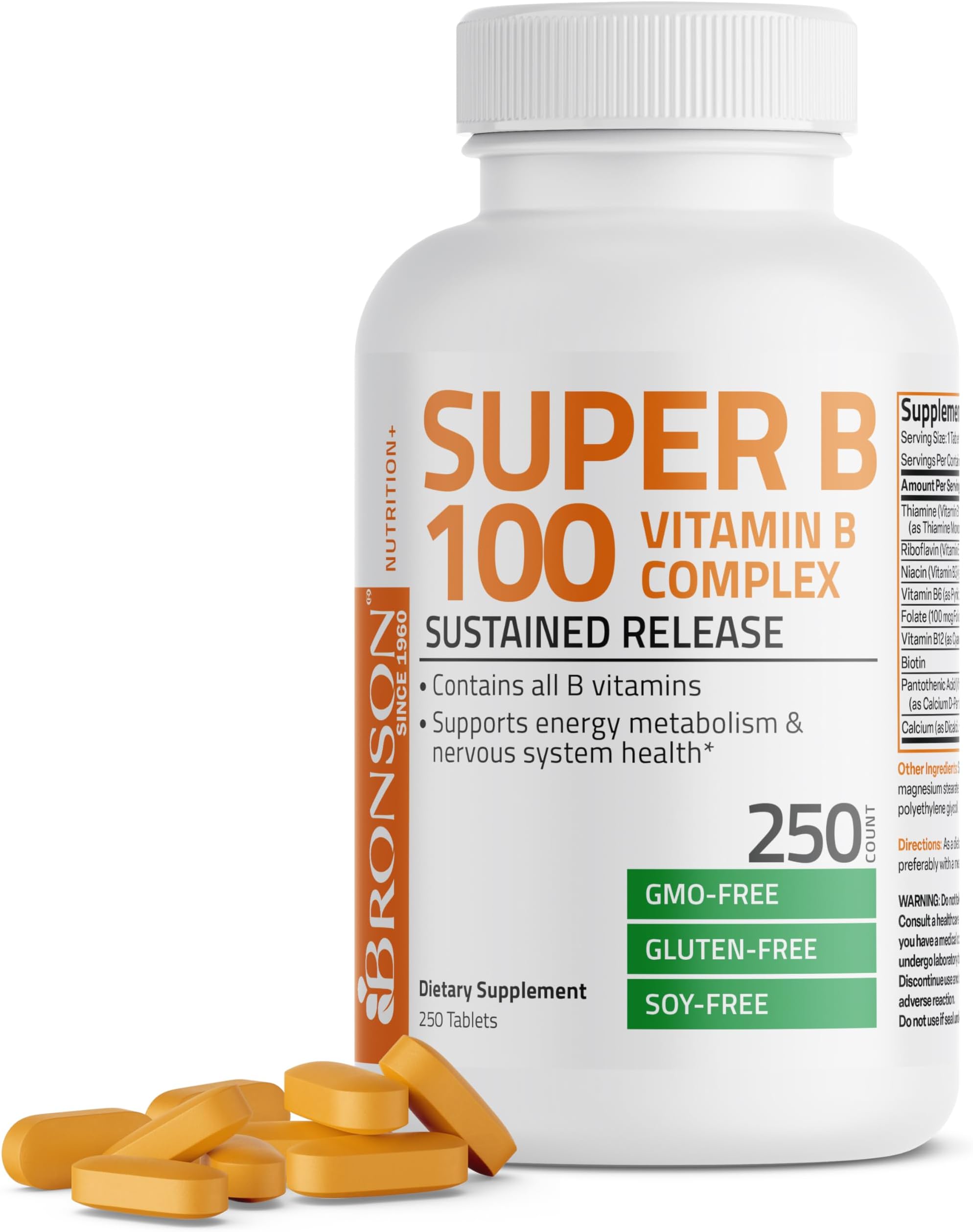 Amazon.com: Sundance Vitamins B-Complex 100% Daily Value, 100 Count ...