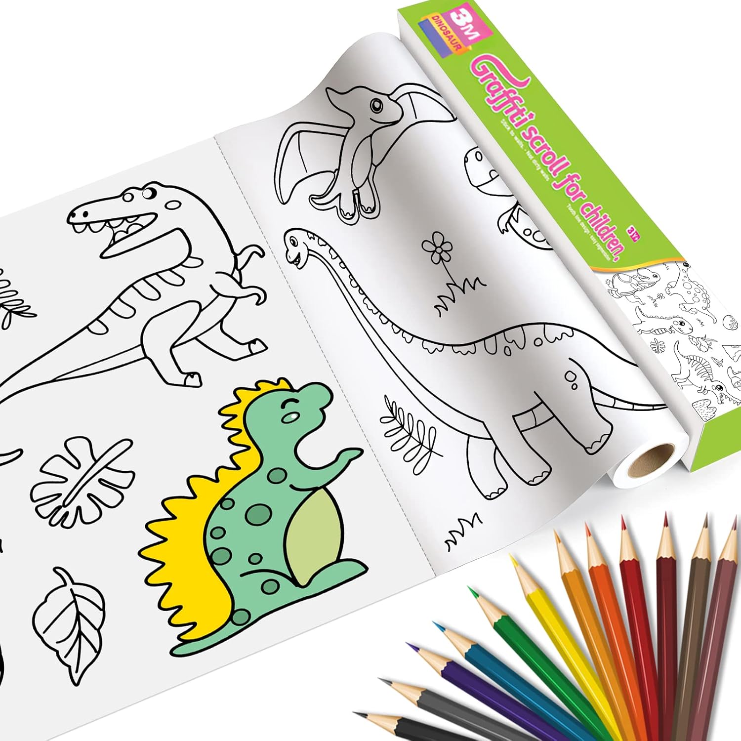 Children's Drawing Roll - Coloring Paper Roll for Kids, Drawing Paper ...