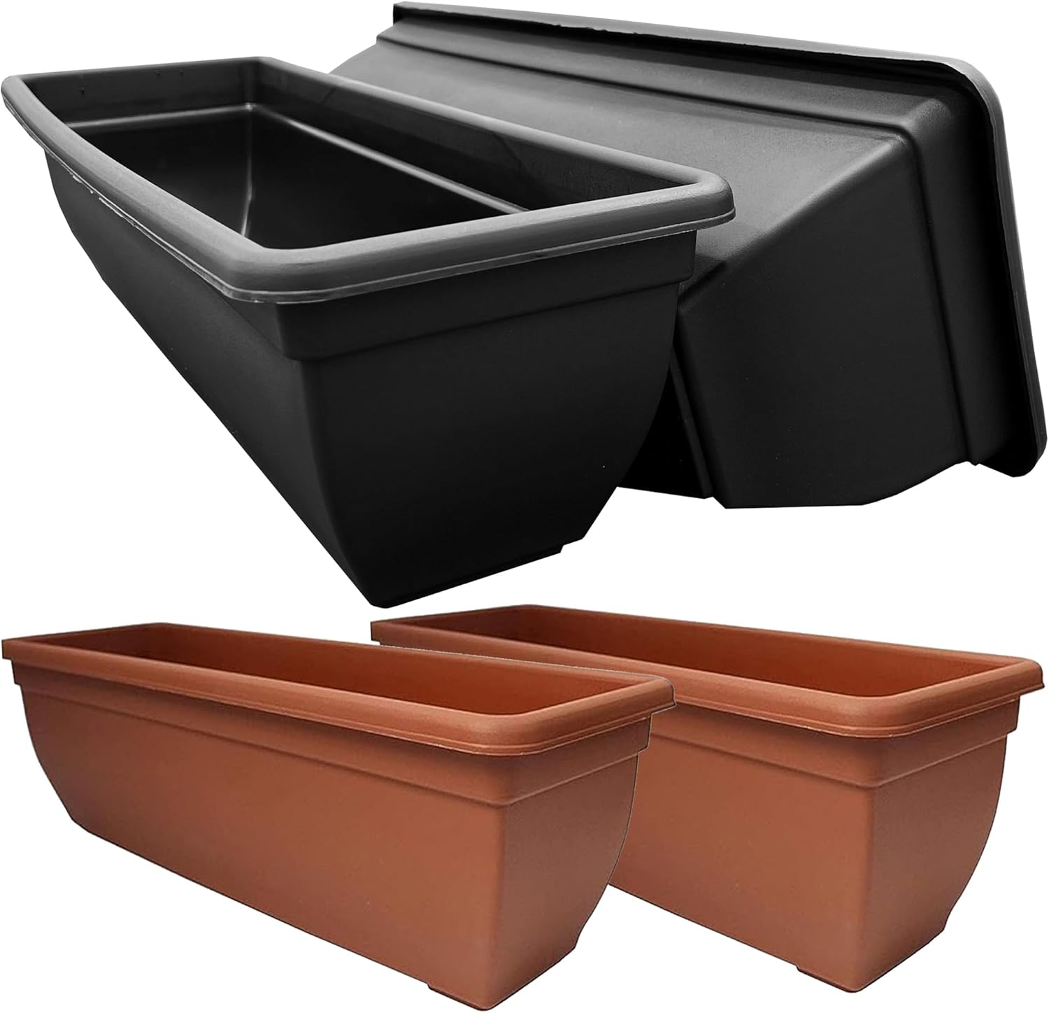 STORM TRADING GROUP Bellpot Trough Winchester Plastic Plant Pot ...