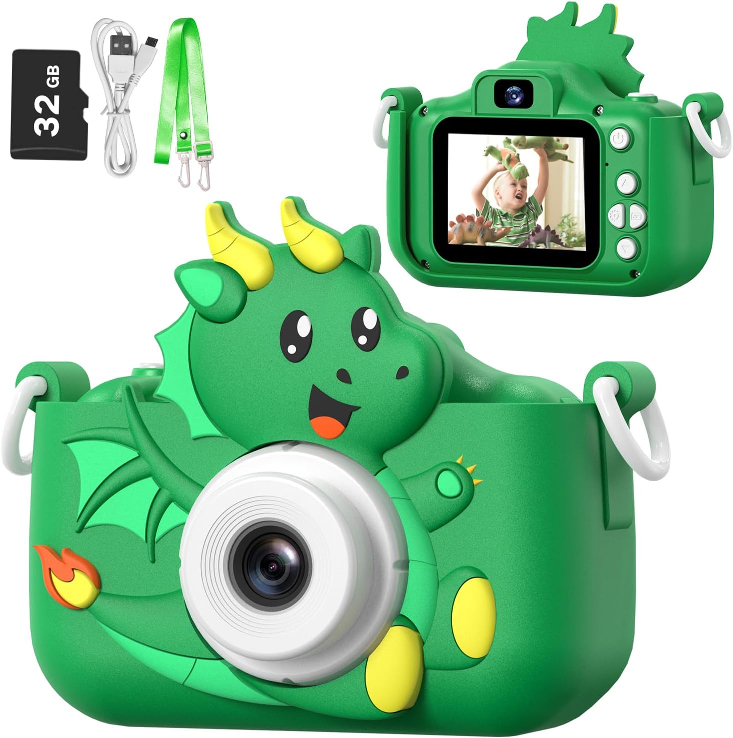 Amazon.com: Goopow Kids Selfie Camera Toys for Girls Age 3-9,Children ...